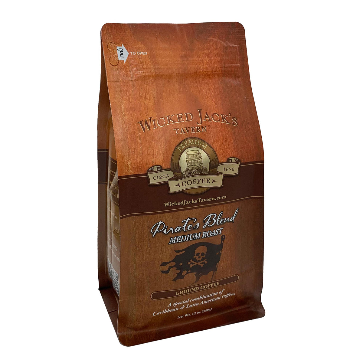 Wicked Jack's Coffee - Pirate's Blend (12oz.)